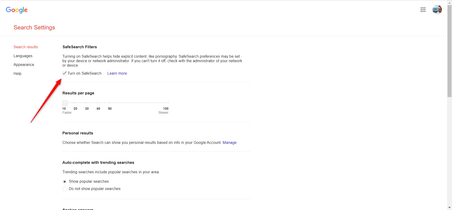How to turn off SafeSearch across Search engines? - AstrillVPN Blog