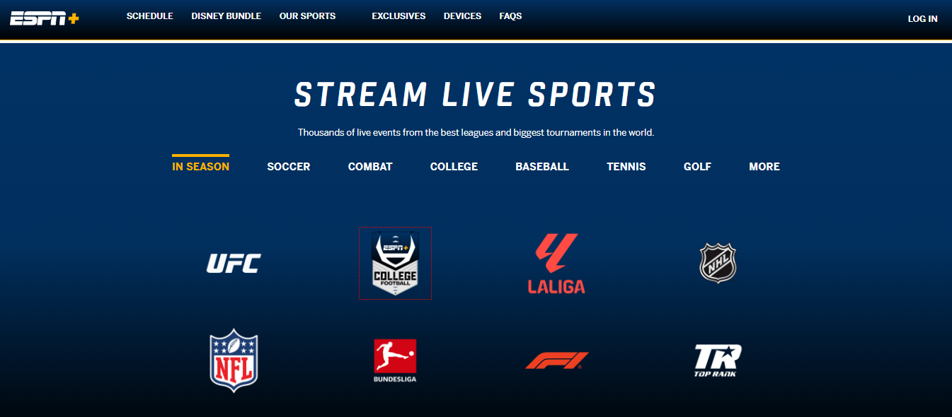 How to get around ESPN blackout in 2025 - AstrillVPN Blog