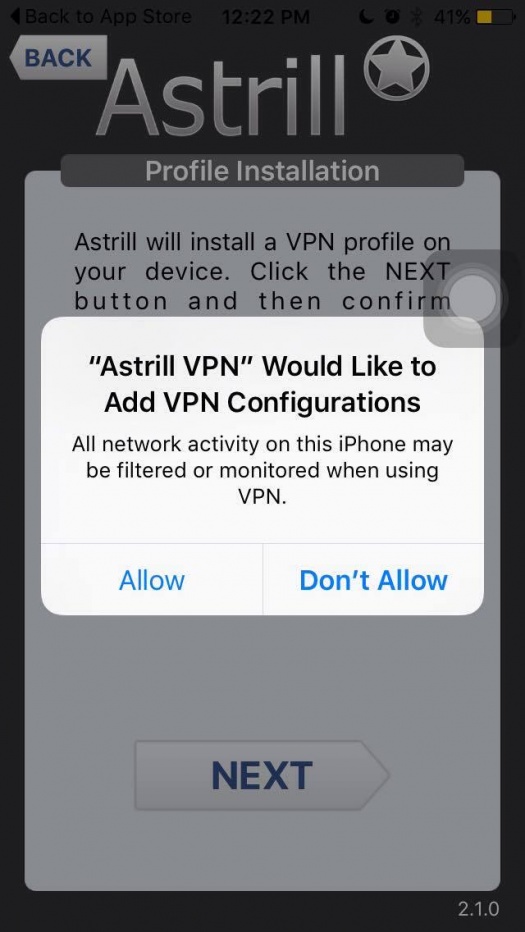 Astrill Setup Manual:How to install Astrill iOS App on iPhone - Astrill ...