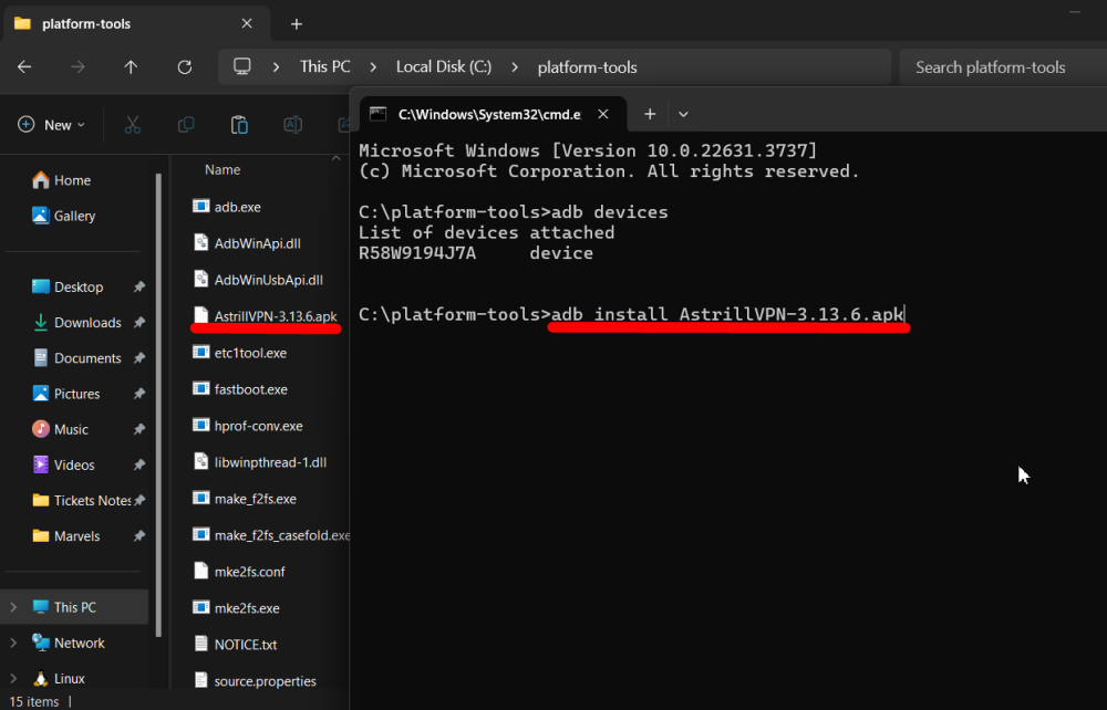 Astrill Setup Manual:Install Astrill APK on Android ADB Method ...